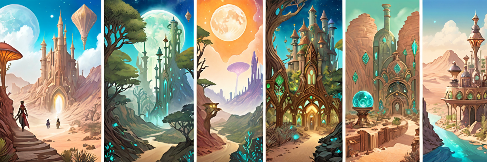 Exploring Fantasy Worlds With DnD Characters - Phi McRee Designs